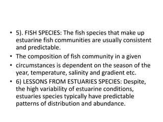 ECOLOGY OF FISHES.pptx full presentation | PPTX