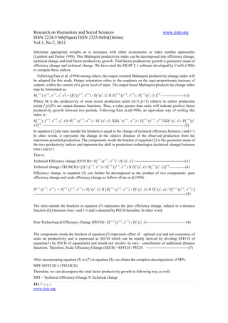11.econometric analysis of efficiency in indian cement industry | PDF