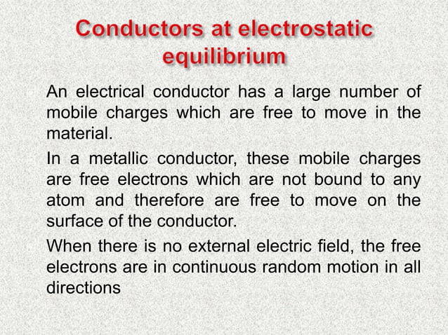 ELECTROSTATICS OF CONDUCTORS AND DIELECTRICS | PPTX