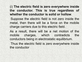 ELECTROSTATICS OF CONDUCTORS AND DIELECTRICS | PPTX