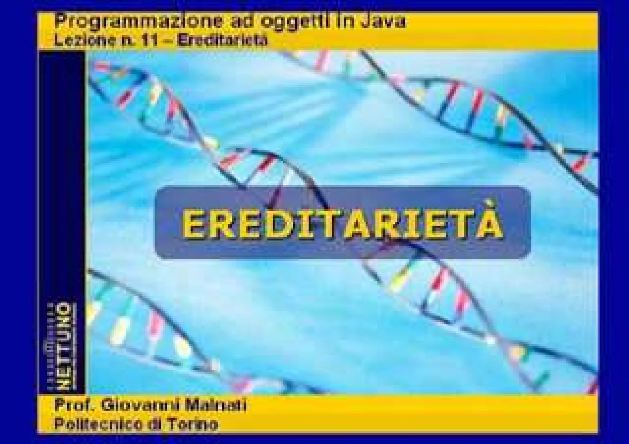 Lezione 11 Java - Ereditarietà | PDF | Programming Languages | Computing