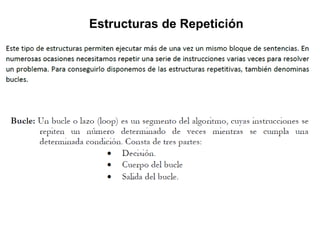 11 estructuras de repeticion-tema11 | PDF