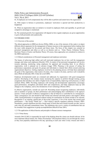 11.ethical considerations in human resource management in kenya | PDF