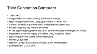 generation of computer system/Evolution of Computer | PPT