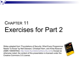 11 exercises for part 2 | PPT
