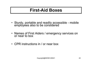 11 first aid revised | PDF | First Aid | Injuries