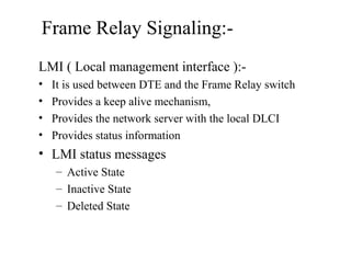 CCNA- part 11 frame relay | PPT