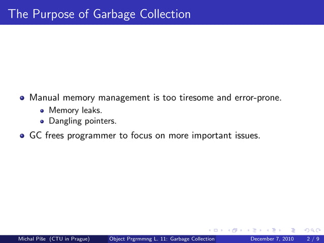 Garbage Collection | PPT