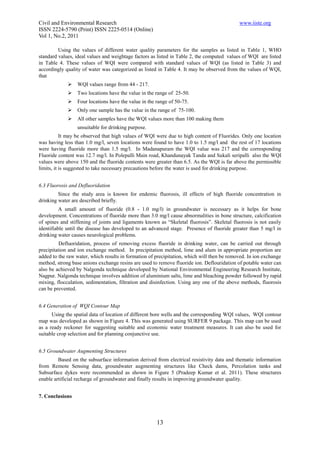 11.generation of groundwater quality index map | PDF