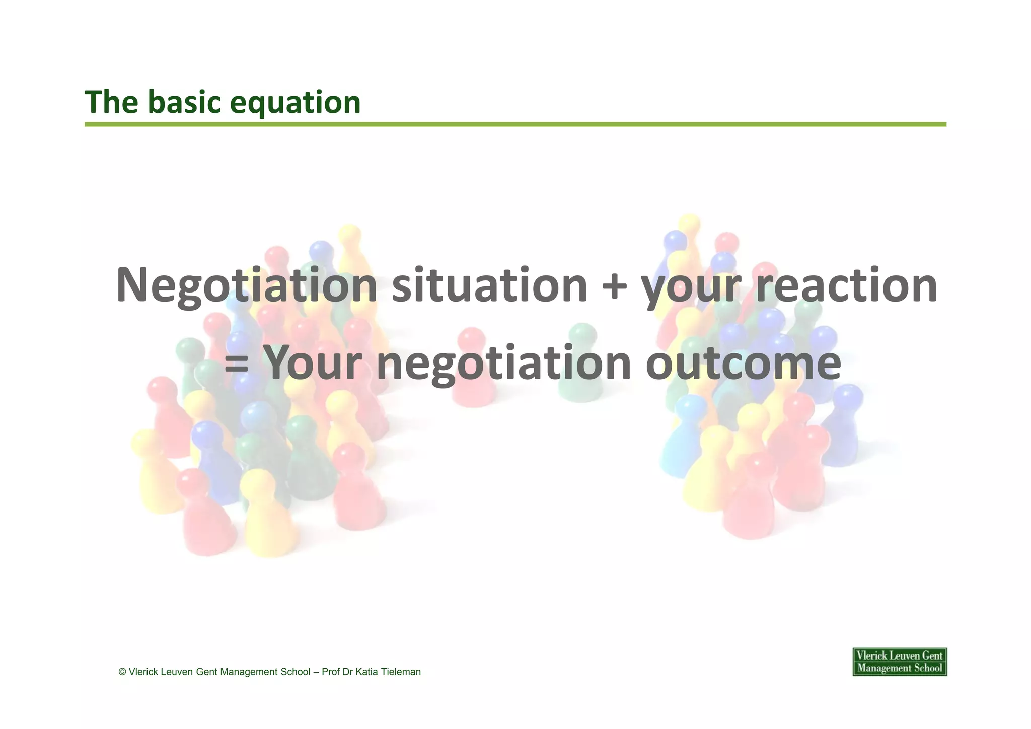 Negotiation & social partners - Prof. dr. Katia Tieleman | PDF