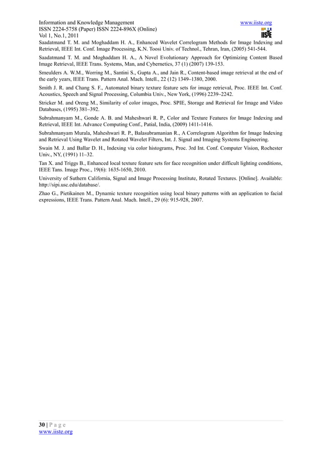 11.graph cut based local binary patterns for content based image retrieval | PDF | Databases ...