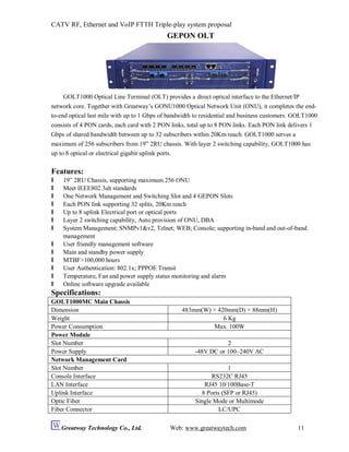 11.greatway triple playproposal110422 | PDF