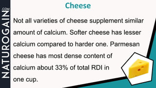 11 HIGH Calcium Rich Foods to Prevent Osteoporosis [Must Take] | PPT