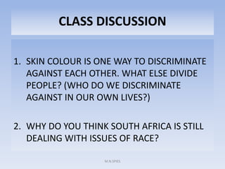 Ideas of race: Theories and Practice | PPTX