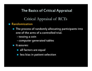randomized clinical trials II | PDF | Physical Therapy | Wellness