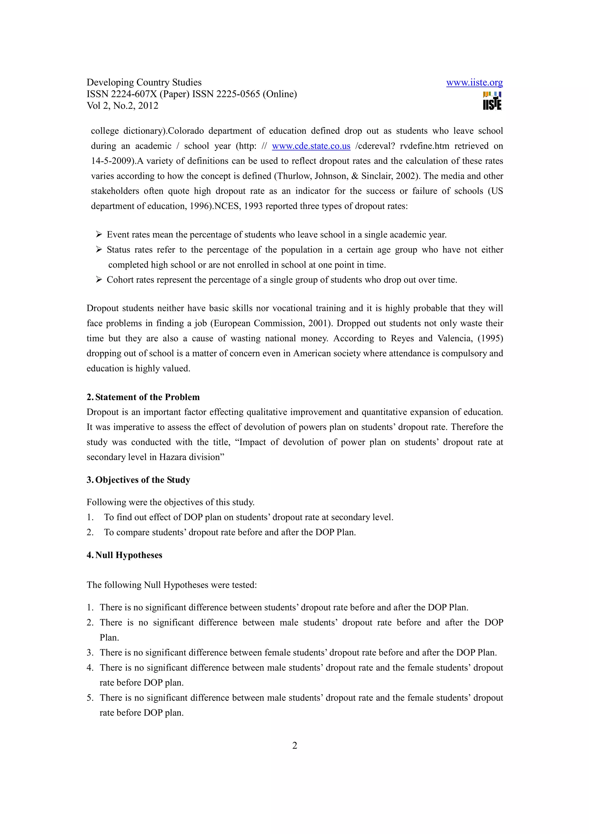 11.impact of devolution of power plan on students | PDF