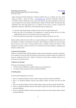 11.impact of devolution of power plan on students | PDF