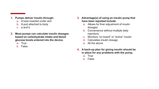 trainig materials Insulin By Pump.pptx training matrials on t1d | PPTX