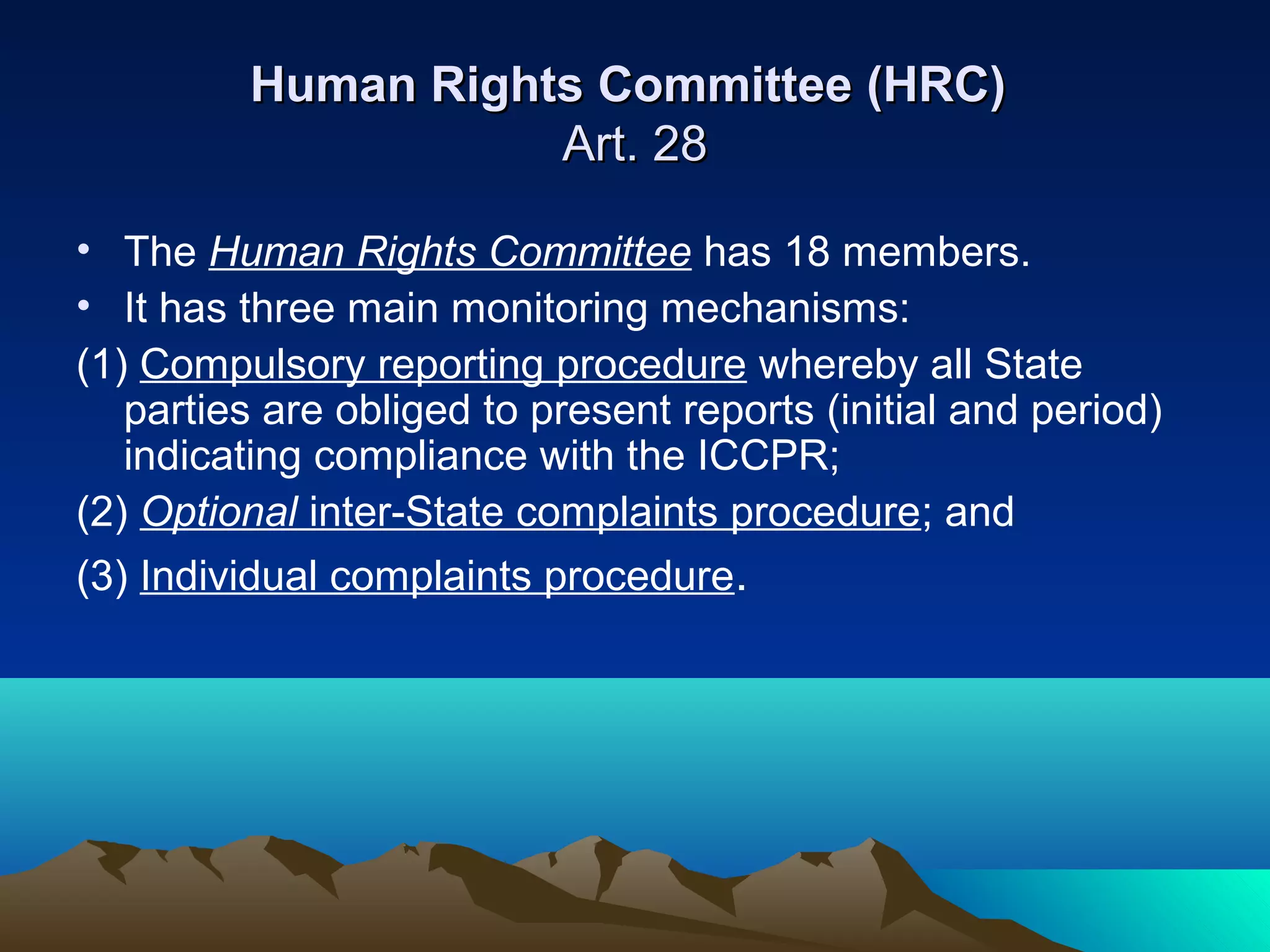 international human rights law | PPT