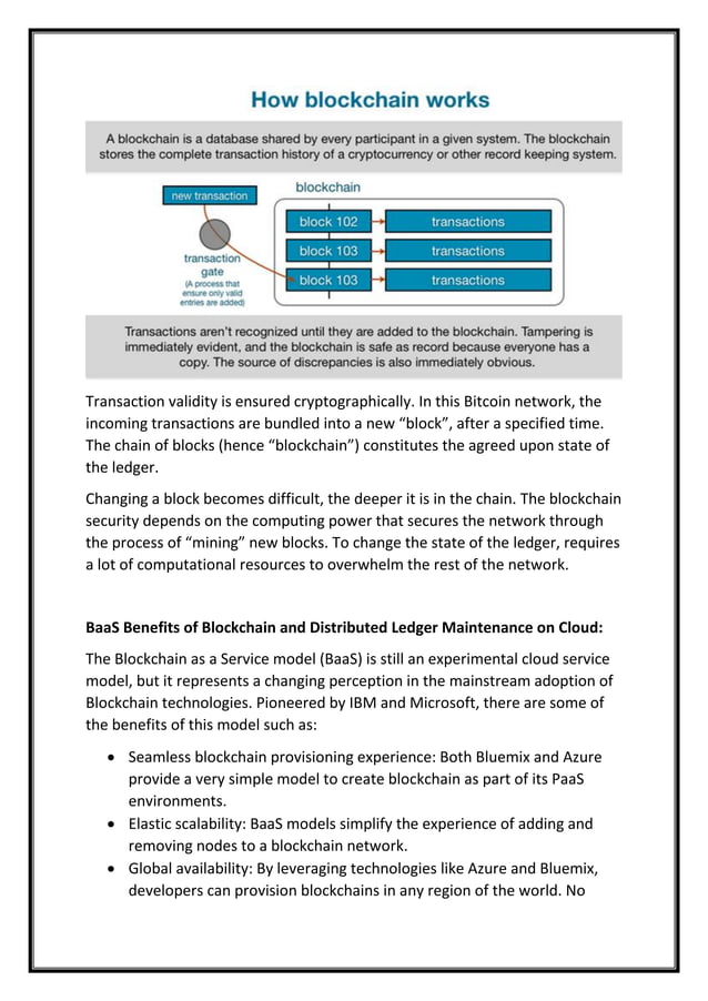 Is Azure Blockchain Cloud the Future of Cloud Computing | Sysfore | PDF