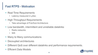 FIWARE Global Summit - Fast RTPS: Programming with the Default middleware for Robotics Adopted ...