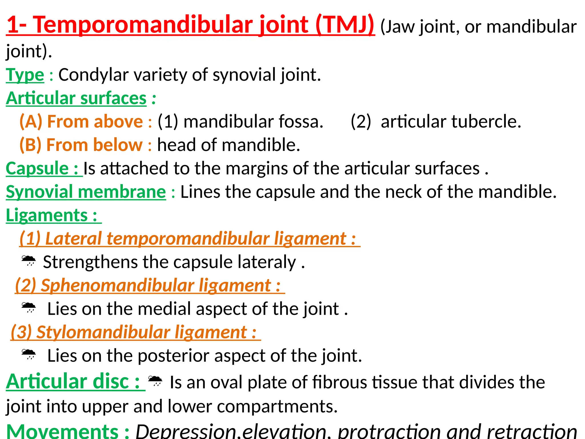 11- joints of head and neck.pptx studies | PPTX