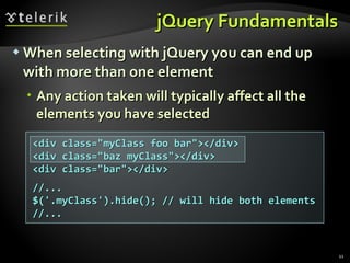 jQuery Fundamentals | PPT