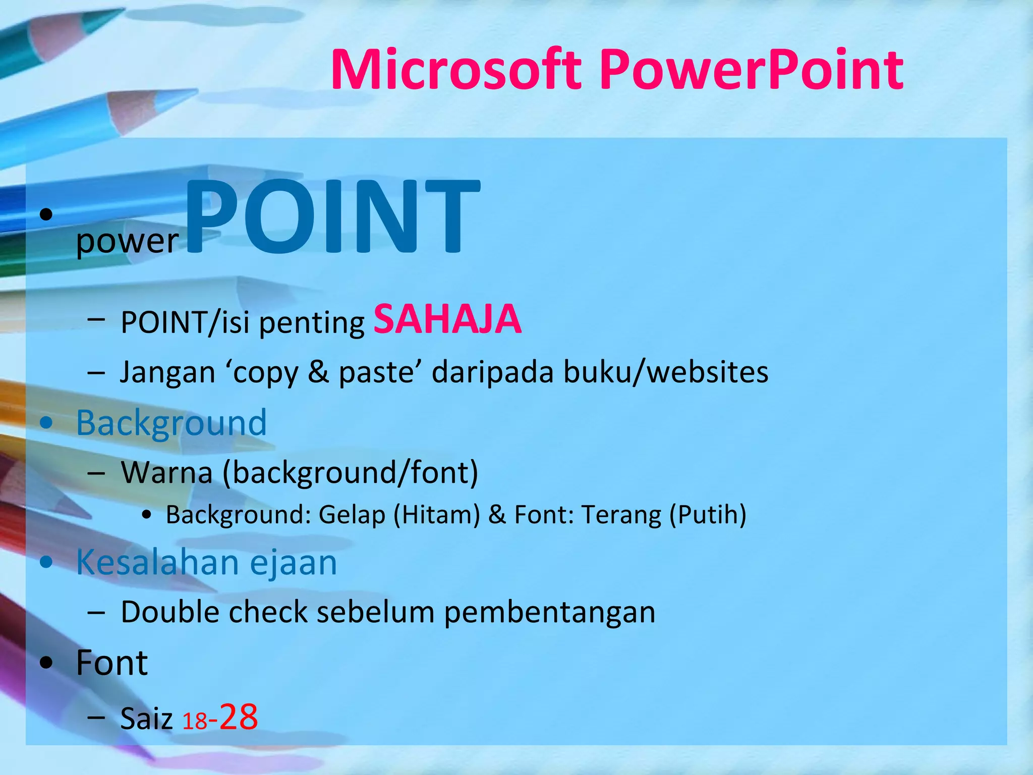 11.kelemahan dalam pembentangan & penambahbaikan | PPT