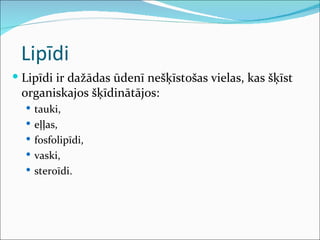 Lipīdi | PPT