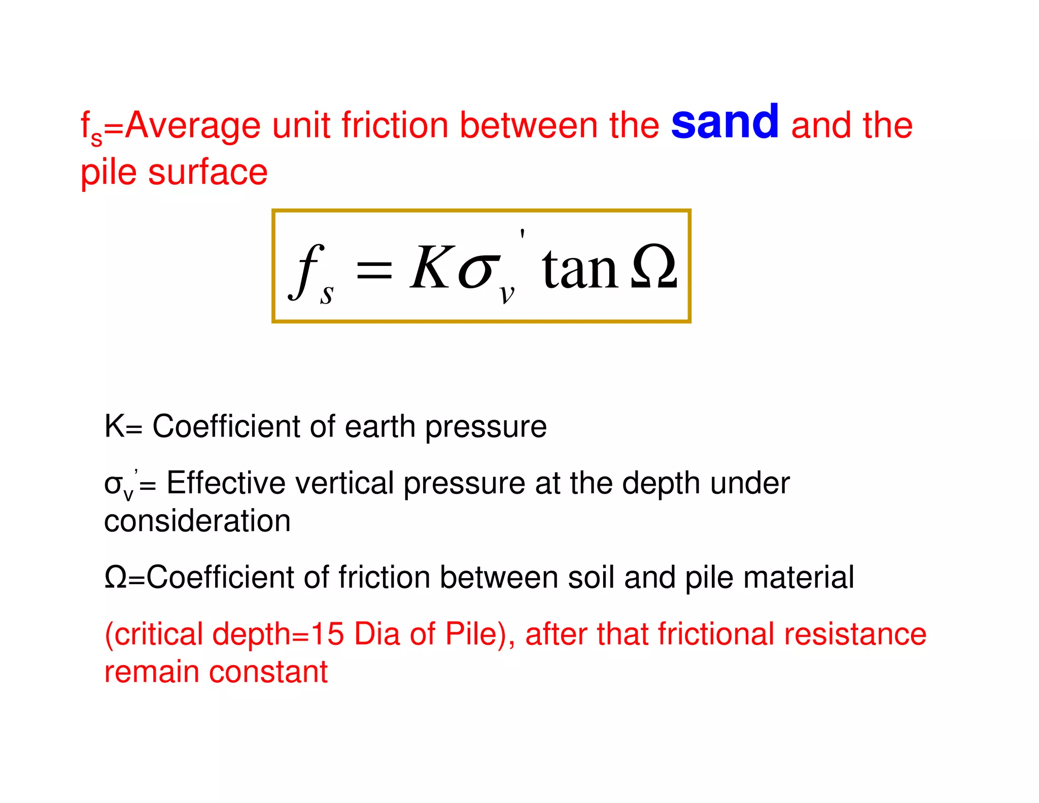 Load carrying capacity of piles | PDF | Physics | Science