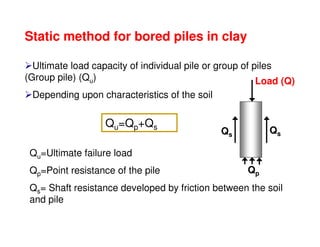 Load carrying capacity of piles | PDF