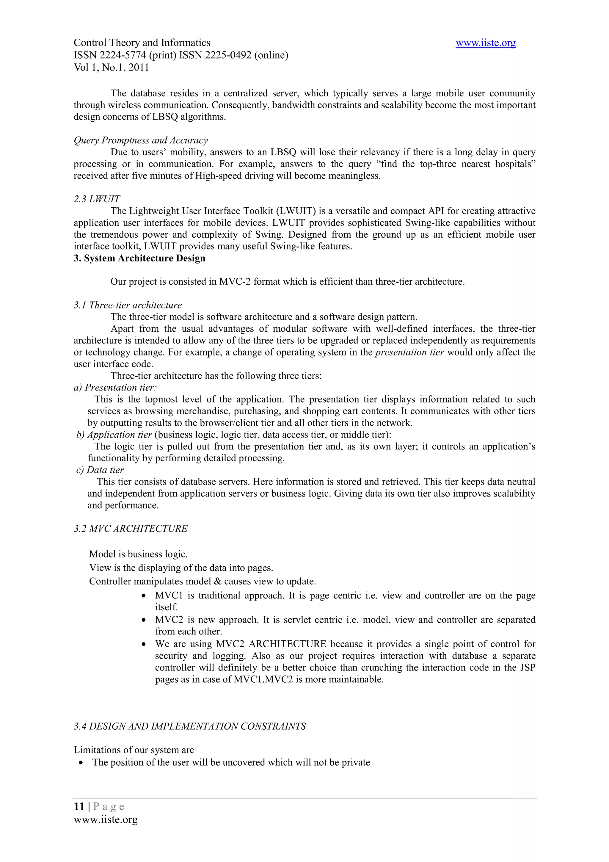 11 Location Based Spatial Query Processing In Wireless System Pdf