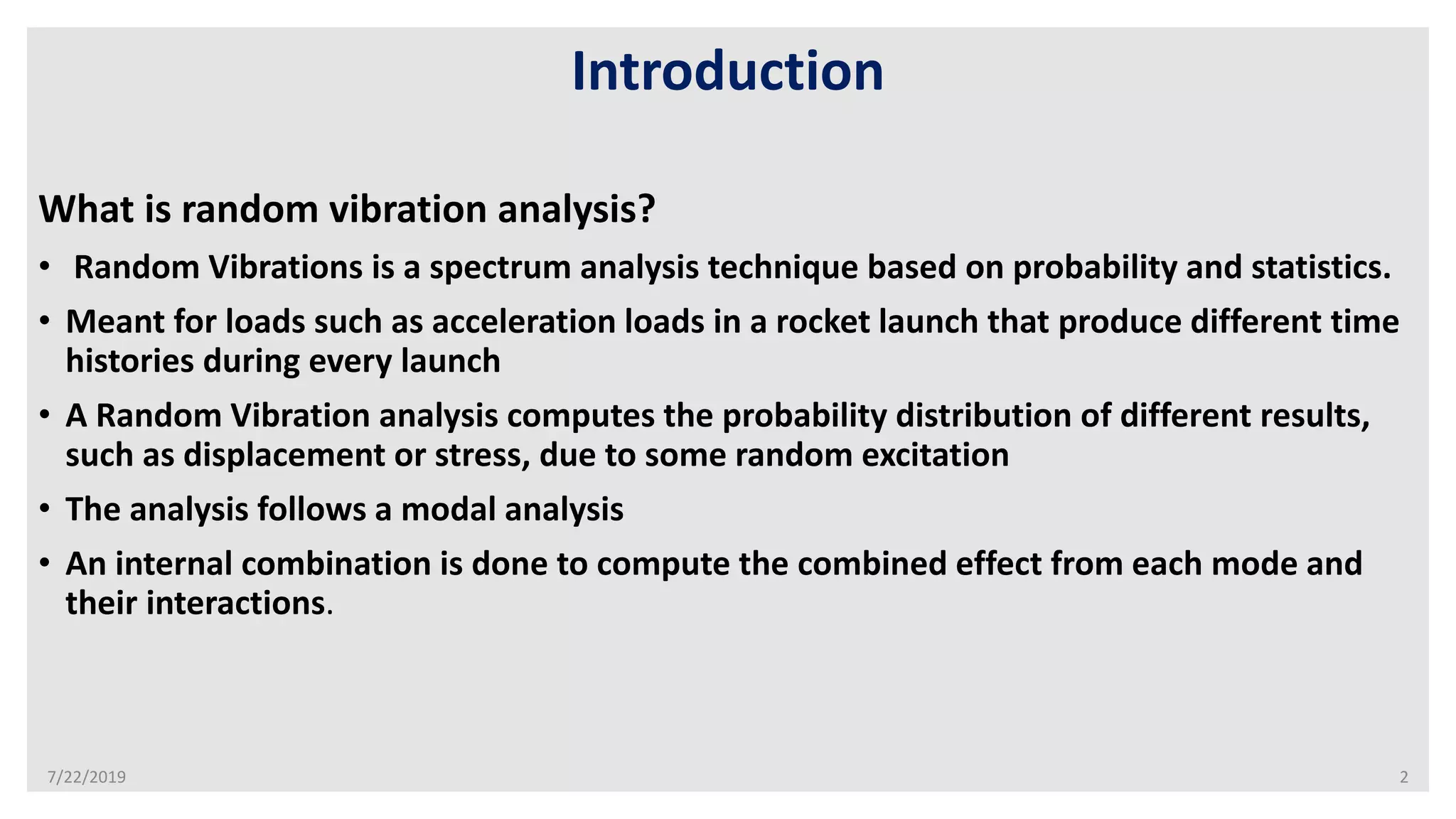 11 (l)random vibrations methodology | PPTX