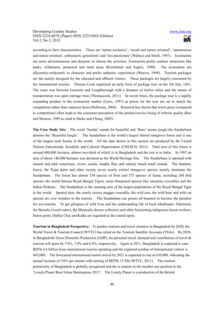 11.marketing aspects of package tour as a special interest tourism ...