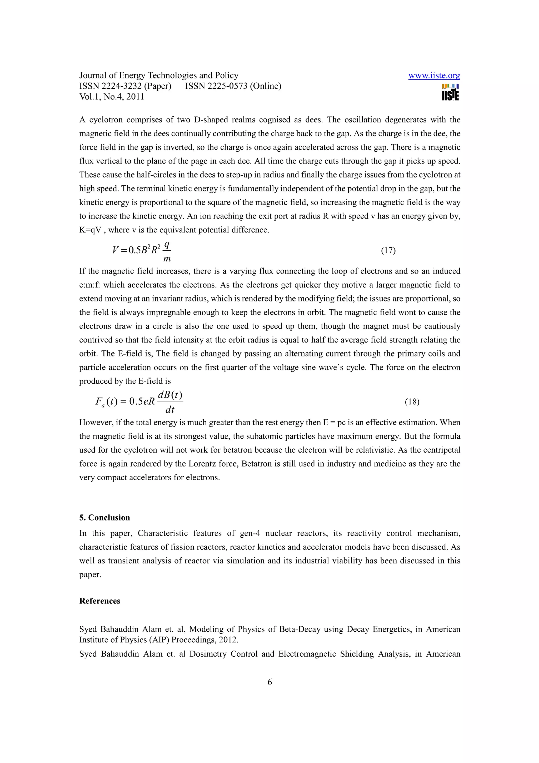11.mathematics of fusion reactors and energy gain factor model | PDF
