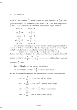 maths TRIGONOMETRIC FUNCTIONS | PDF