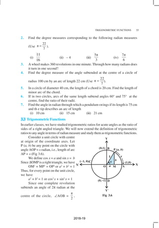 maths TRIGONOMETRIC FUNCTIONS | PDF