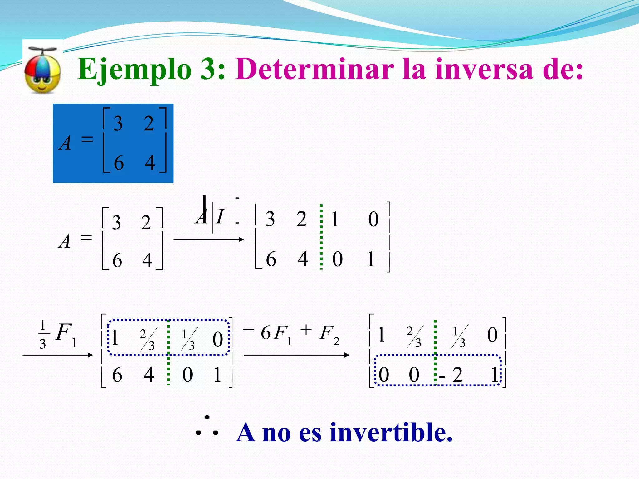 11 Matrices (Matriz Inversa) | PPT
