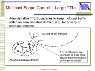 mutlicast protocols in computer networks | PPT | Free Download