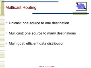 mutlicast protocols in computer networks | PPT | Free Download