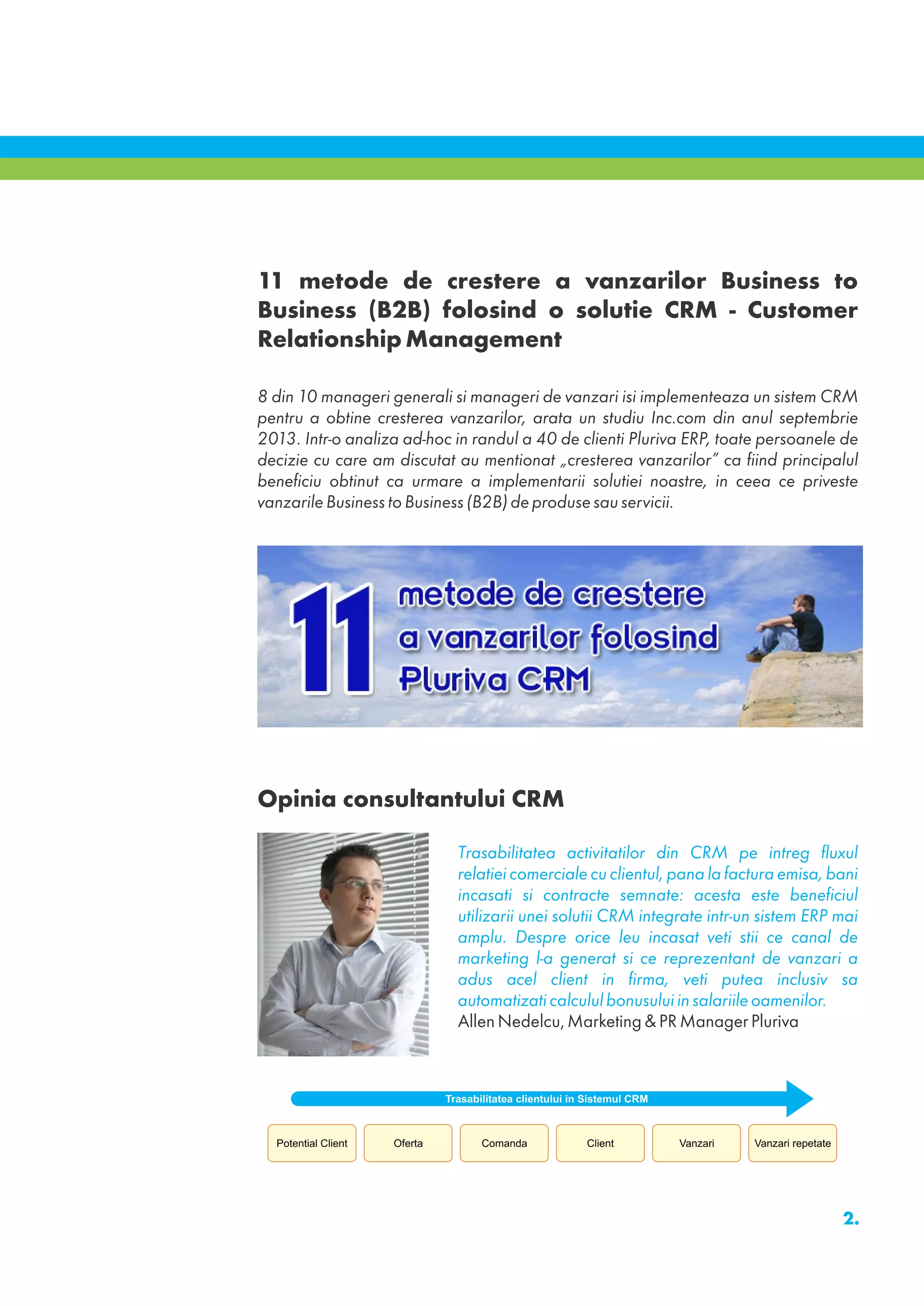 11 metode de crestere a vanzarilor Business to Business (B2B) folosind ...