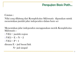 metode-pengujian-whitebox | PPT