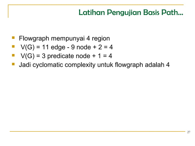 metode-pengujian-whitebox | PPT