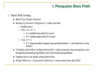 metode-pengujian-whitebox | PPT