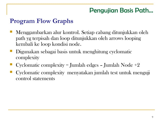 metode-pengujian-whitebox | PPT