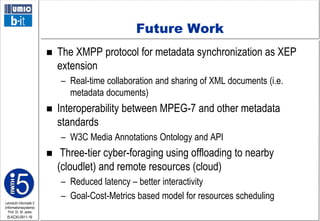 Mobile Multimedia Cloud Computing and the Web | PPT