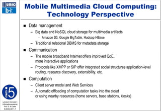 Mobile Multimedia Cloud Computing and the Web | PDF | Cloud Computing | Internet