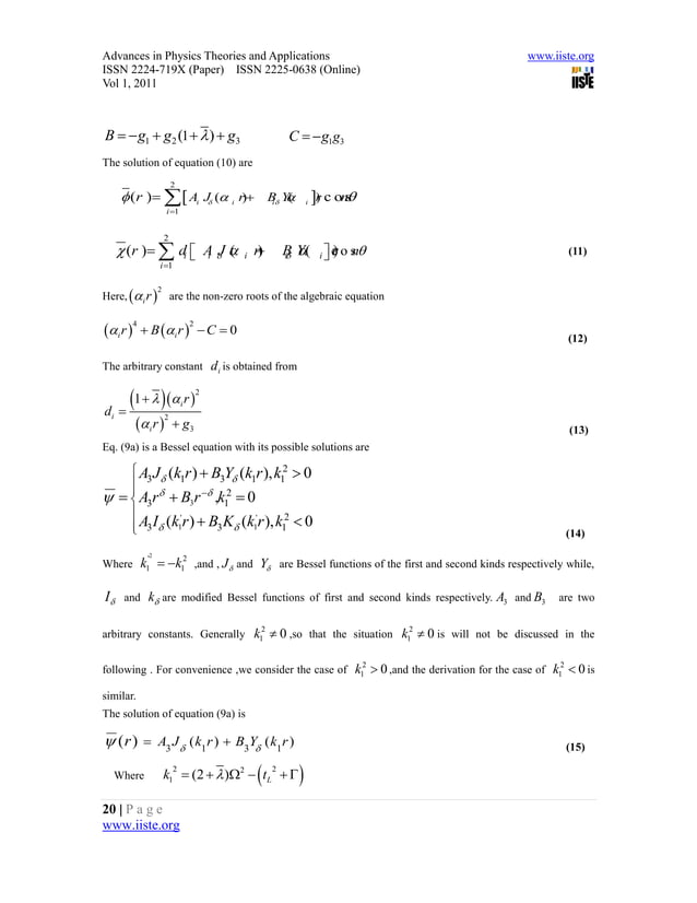 11.modeling of flexural waves in a homogeneous isotropic rotating cylindrical panel | PDF