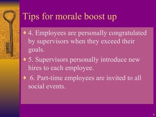 Chapter 11 morale and motivation | PPT