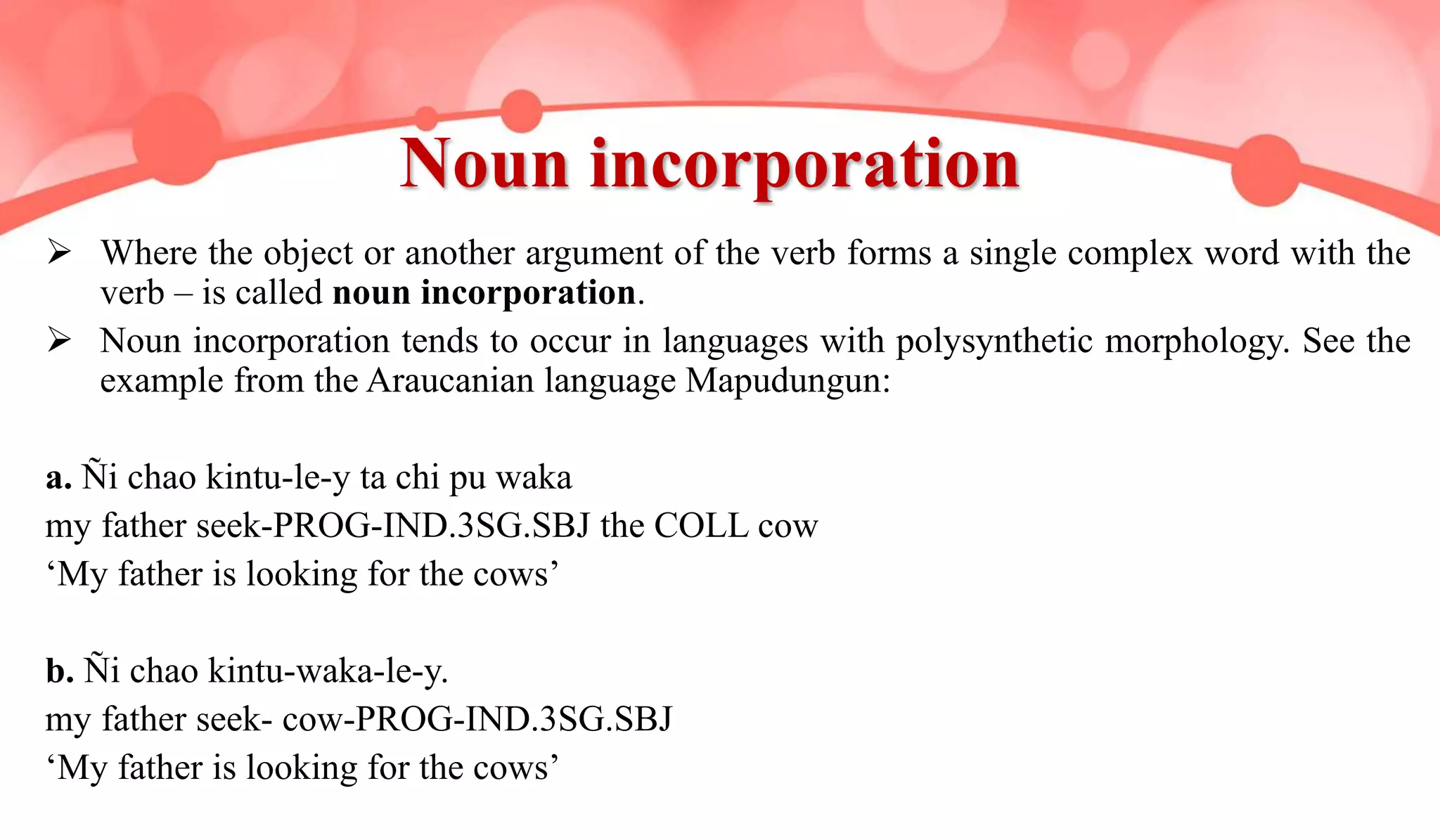 Morphology-Syntax Interface | PPTX